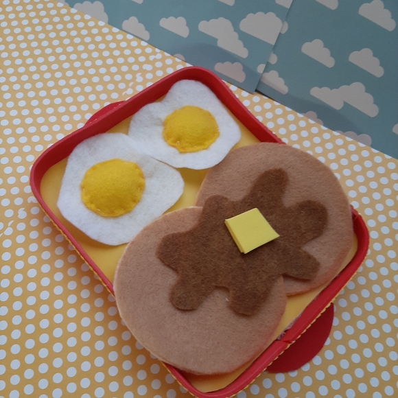 custom | Toys | Darling Fast Food Felt Kids Playset | Poshmark